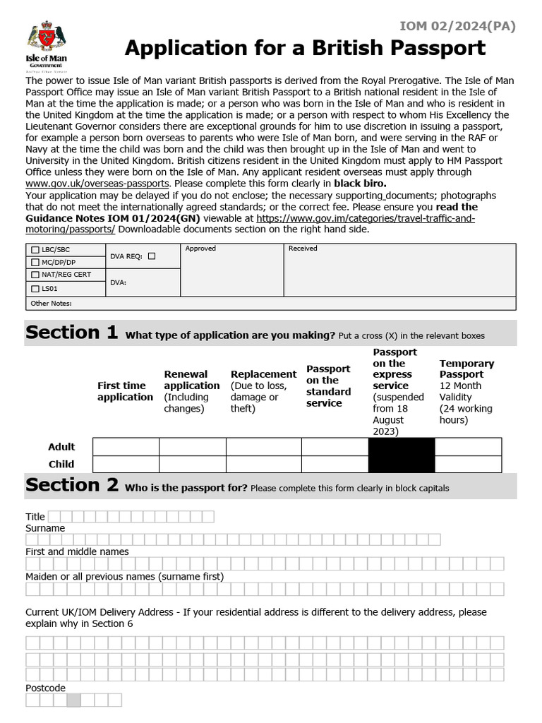 Passport Application 022024 | PDF | Passport | Justice