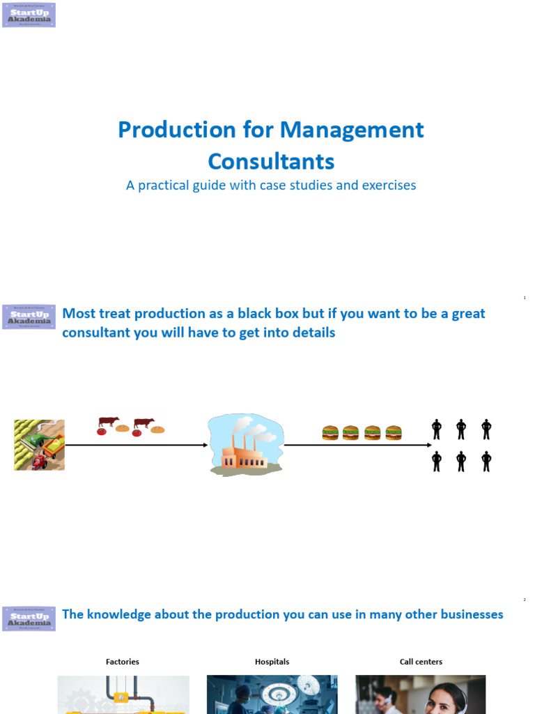 Production For Consultants v34 - Upload Version | PDF | Lean ...