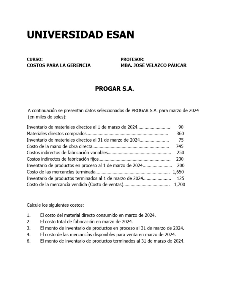 01 - Progar S.A. | PDF