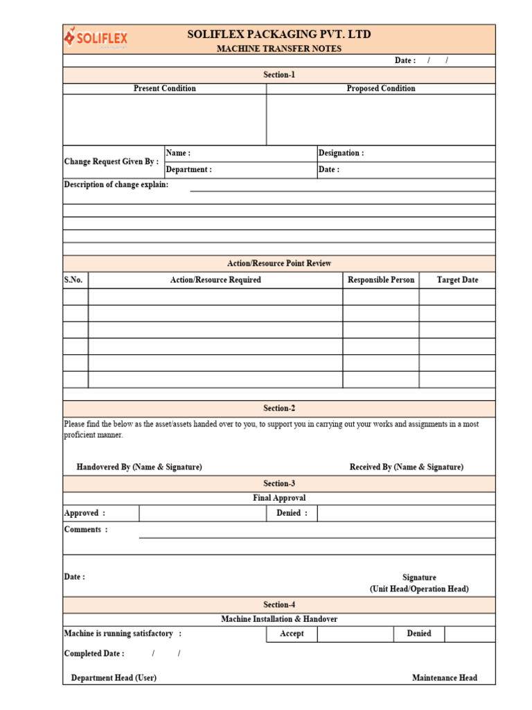 Machine Transfer Notes | PDF