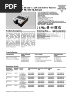 FP01 Data Sheet: FP01/S1/M/32/NC/S/77A-24D/ML/30 | PDF | Electrical ...