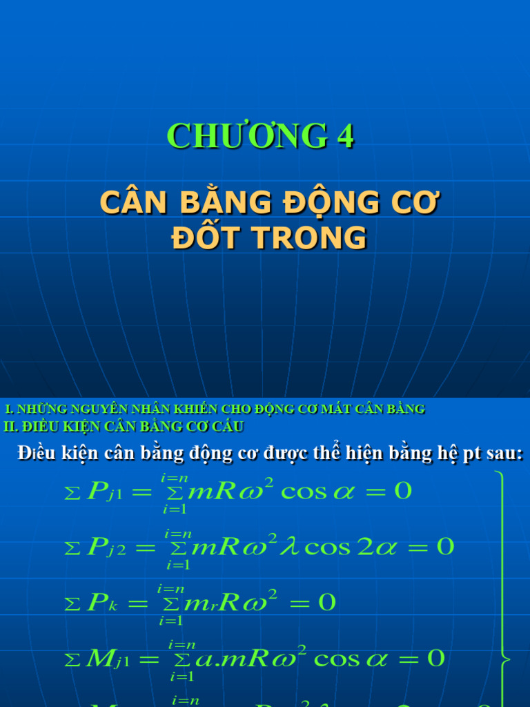 CHUONG 4 Engine Balance | PDF