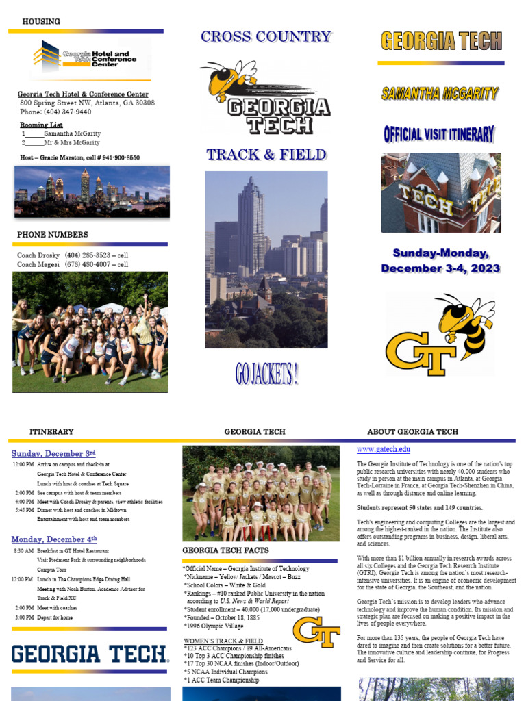 Tech Official Visit | PDF