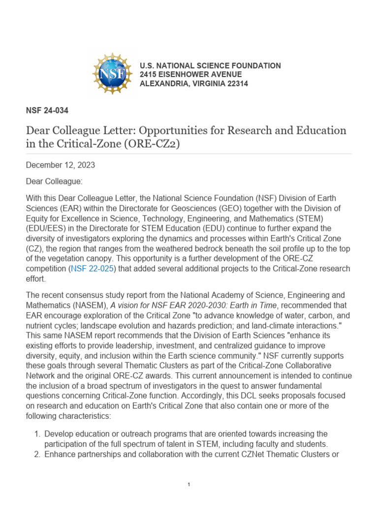 NSF STEM 24034 | Download Free PDF | National Science Foundation ...