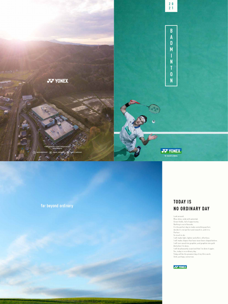 2021 Yonex Badminton Catalog | Download Free PDF | Materials
