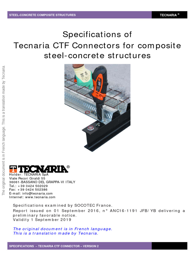 CT F CTF Specifications Socotec 16.01 en | Download Free PDF | Concrete ...