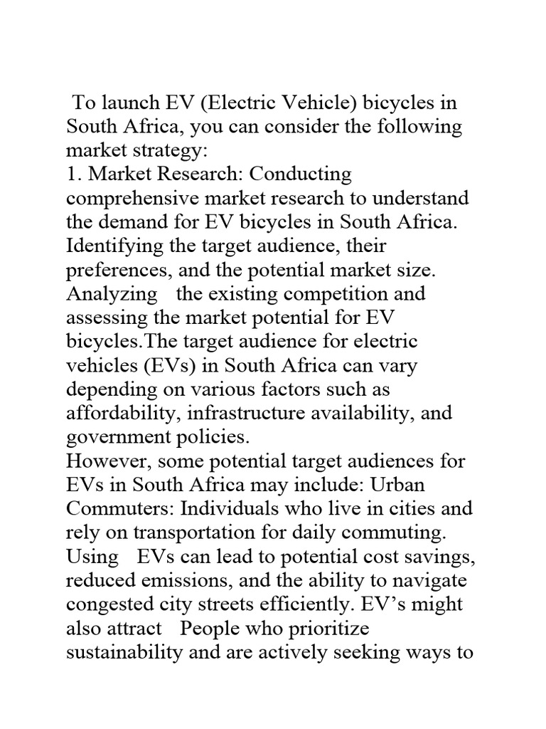 Ev Cycles | Download Free PDF | Electric Vehicle | Pricing