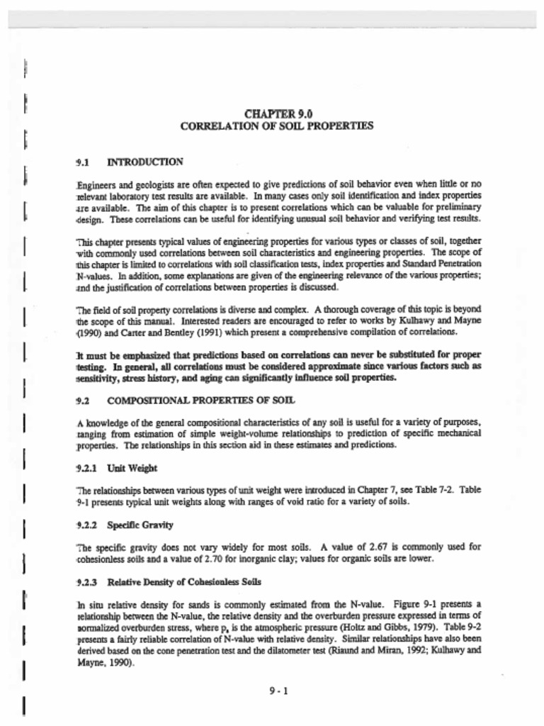 FHWA Subsurface Expl CH 9 | PDF