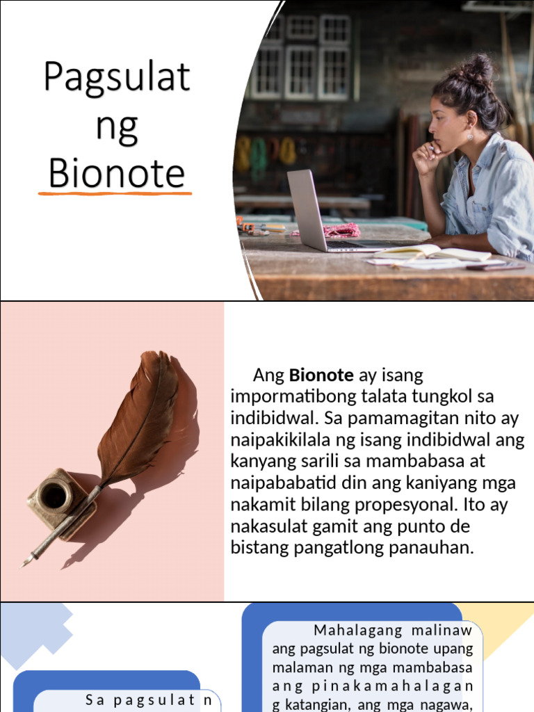 Pagsulat NG Bionote 1 | PDF