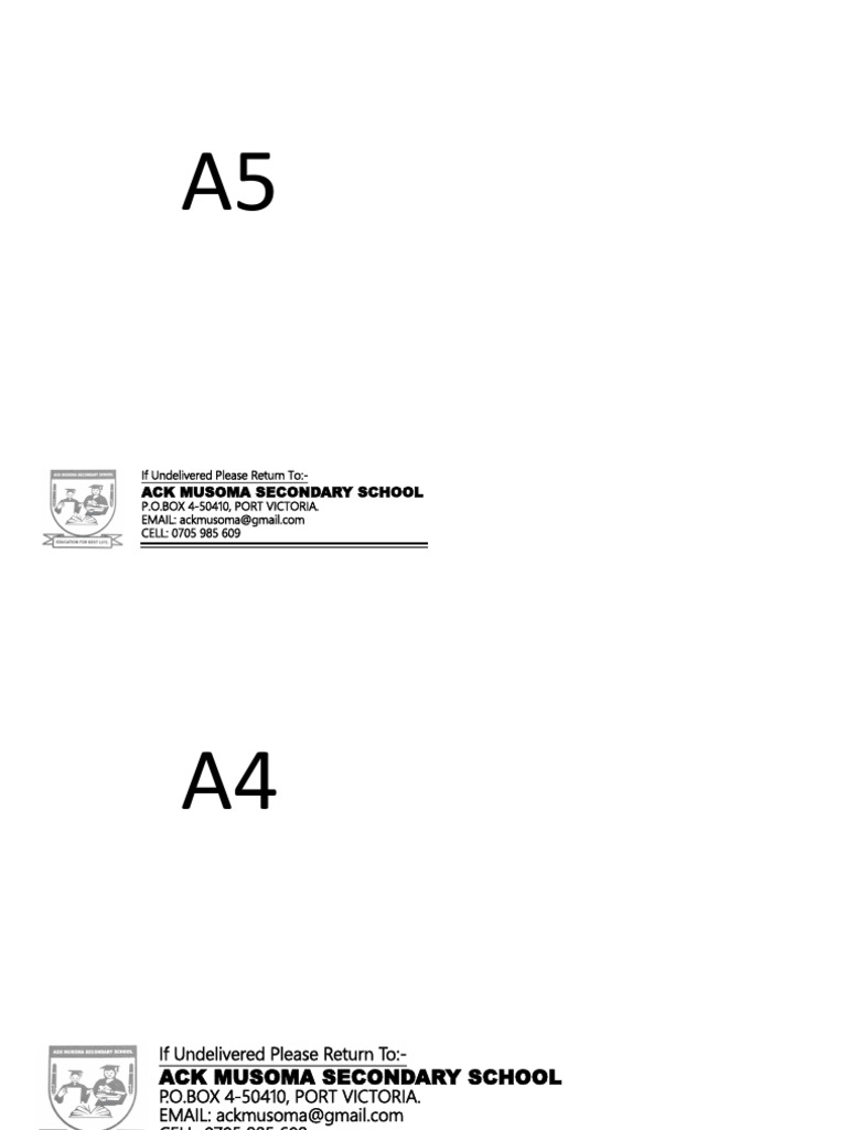Ack Musoma Secondary School | PDF