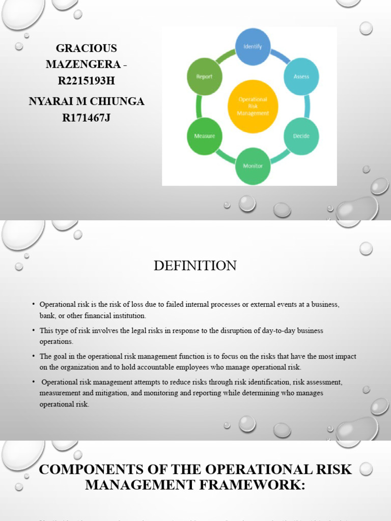 Operational Risk | Download Free PDF | Risk | Risk Management Operational Risk | Download Free PDF | Risk | Risk Management