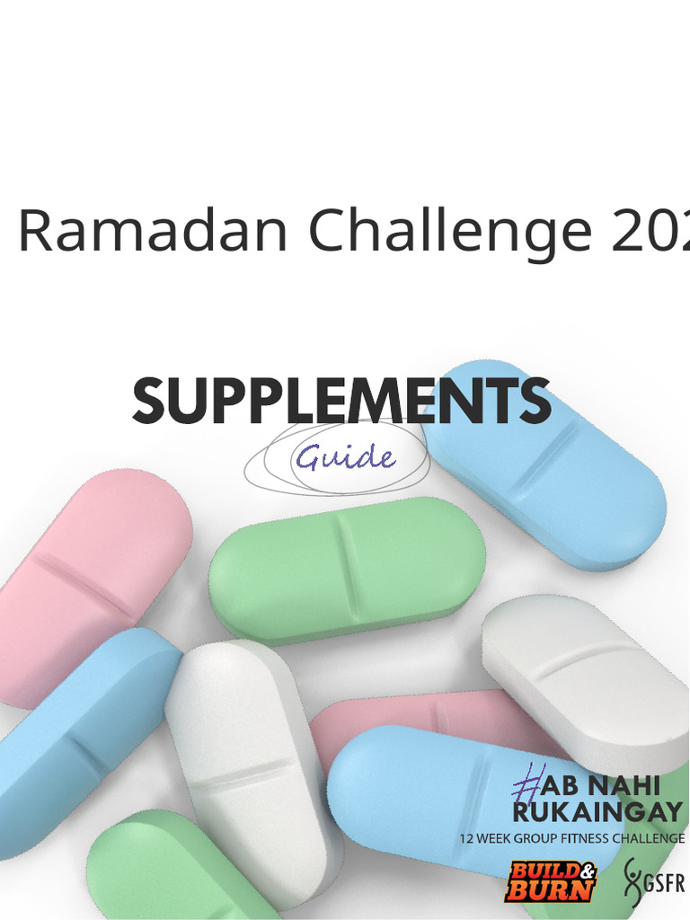 Supplements Guide RC | PDF | Dietary Supplements | Probiotic