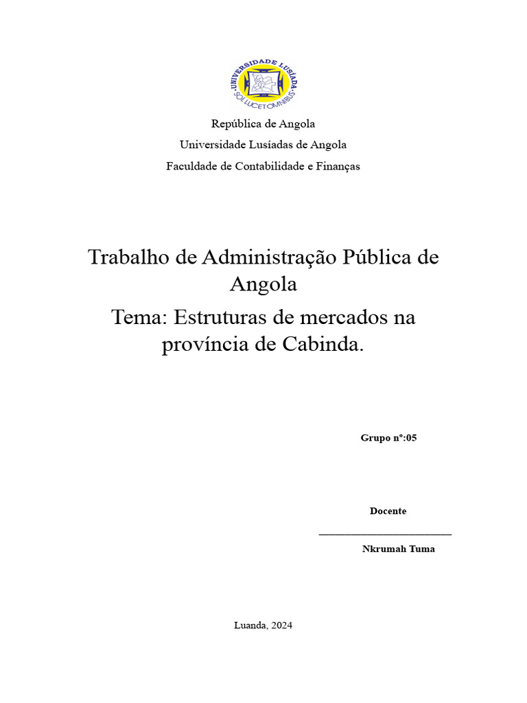 Capa e Contra-Capa INFOGEST2 | PDF | Angola | Economias