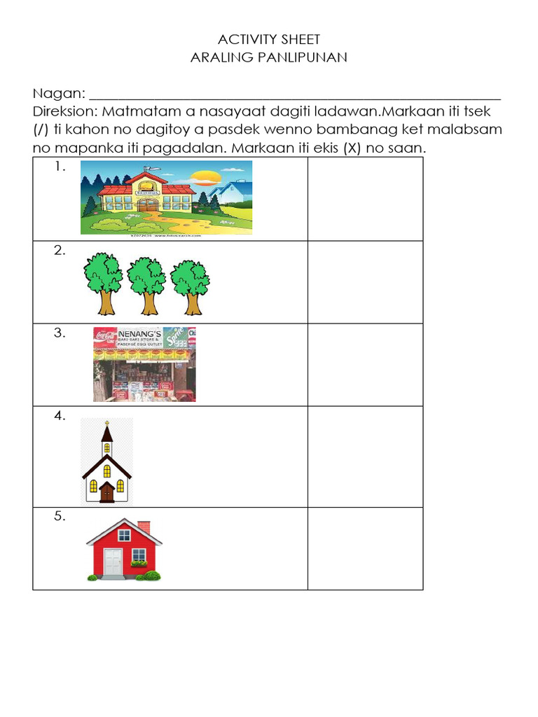 Activity Sheet 5 Days Module | PDF