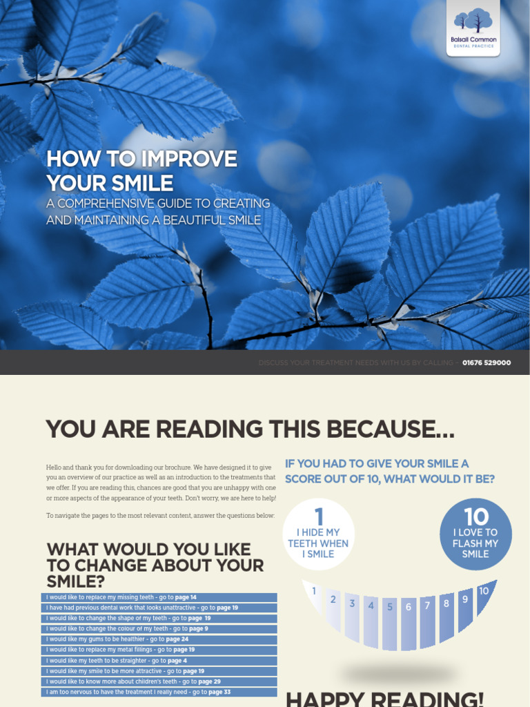 How To Improve Your Smile | PDF | Orthodontics | Human Tooth