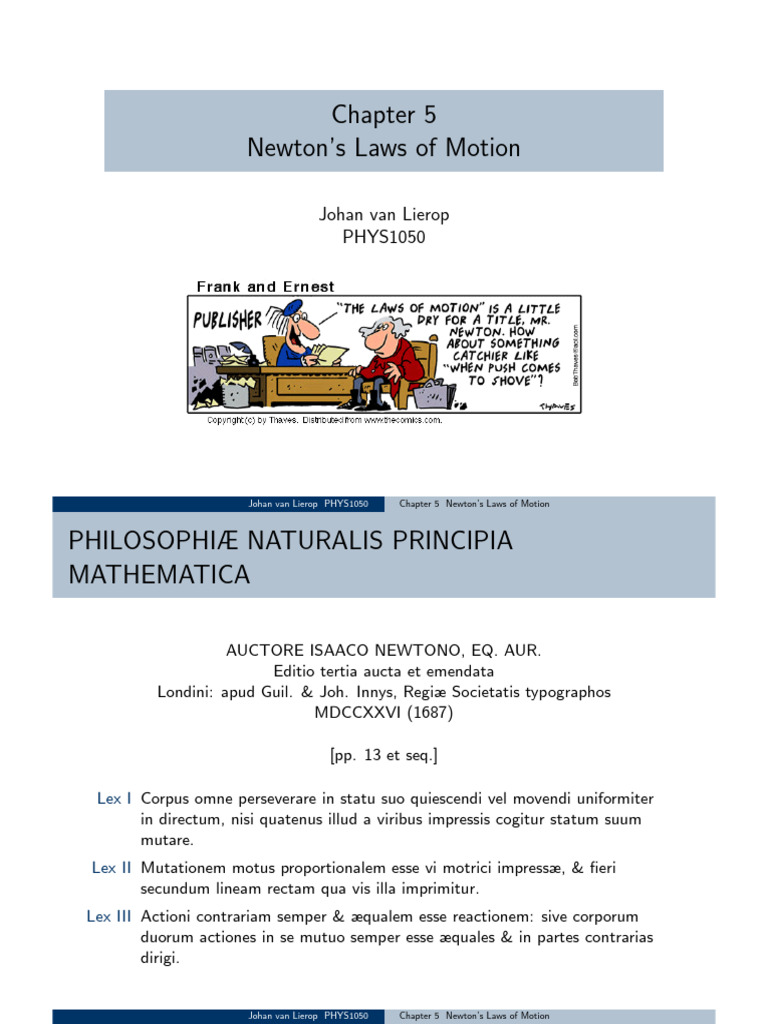 Newton's Laws of Motion | PDF | Force | Newton's Laws Of Motion