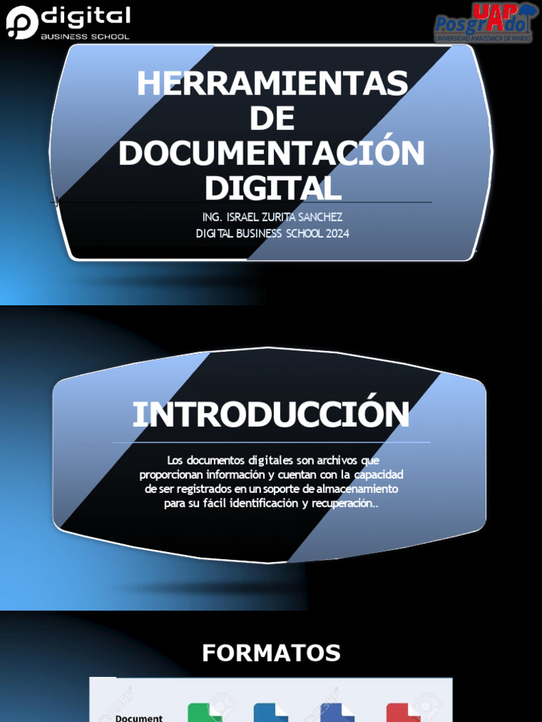 Herramientas y Formatos de Documentación Digital | PDF