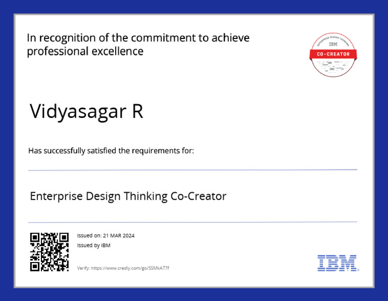 IBM Enterprise Design Thinking Certification | PDF | Art