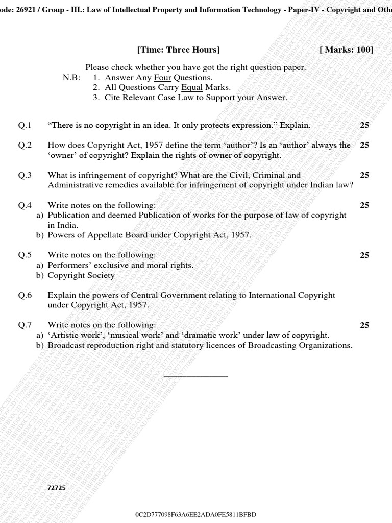 Q Paper | PDF