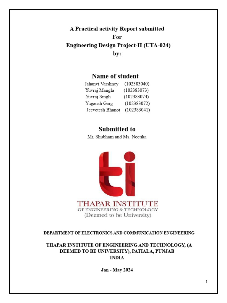 Final Edp Eced Report | PDF | Printed Circuit Board | Resistor