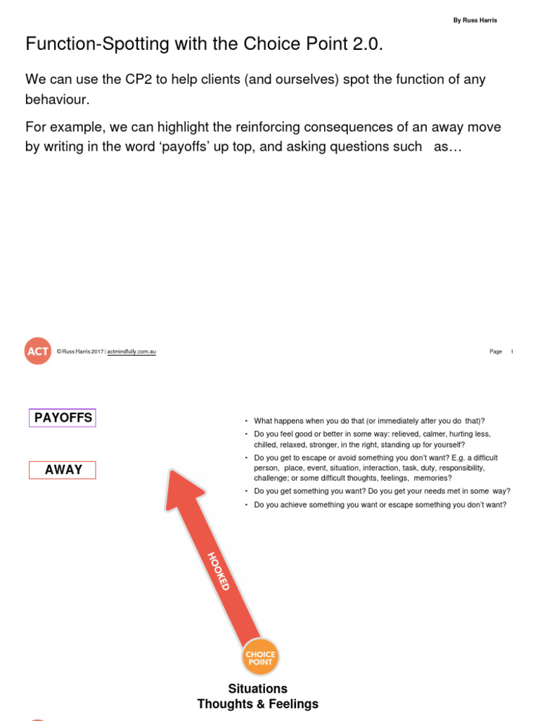 Using The Choice Point 2 For Functional Analysis Motivation Acceptance ...