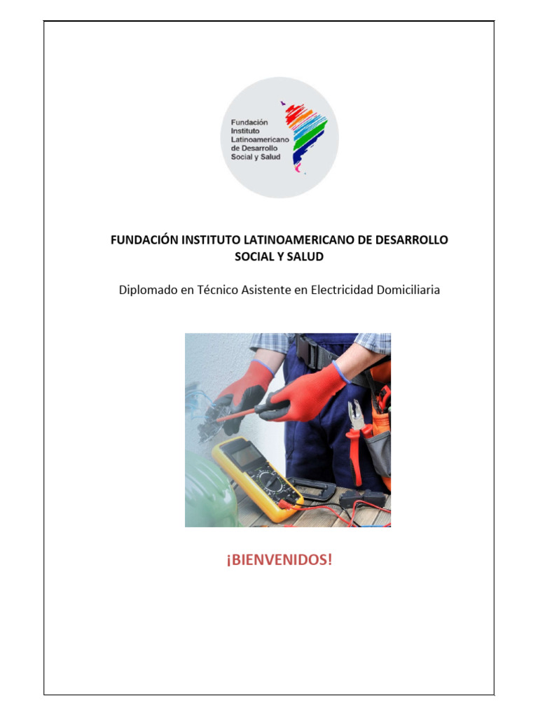 Cuadernillo de Electricidad | PDF | Energia electrica | Corriente eléctrica