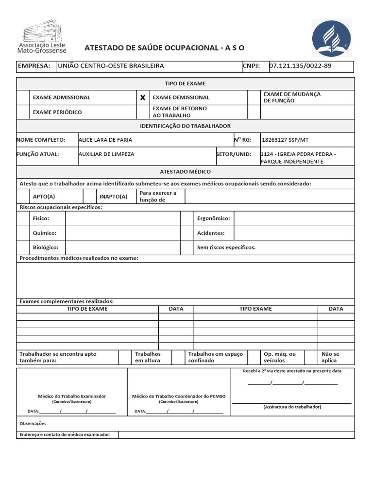 Modelo Aso - Alice Lara | PDF