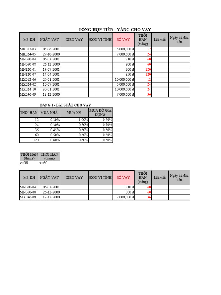 Du Lieu Bai Tap Ex | PDF