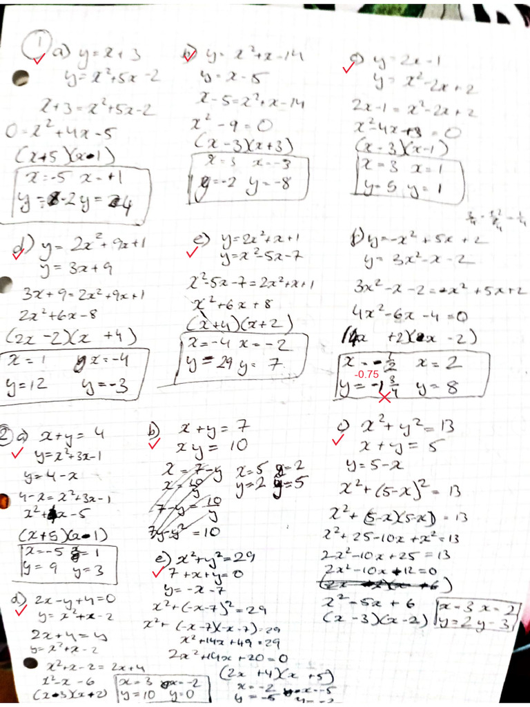 Review Simultaneous Equations Advanced | PDF Review Simultaneous Equations Advanced | PDF