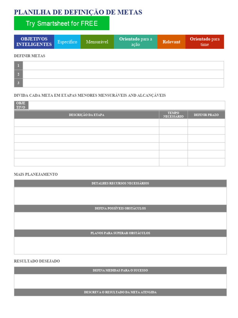 IC Goal Setting Worksheet 57199 WORD PT | PDF