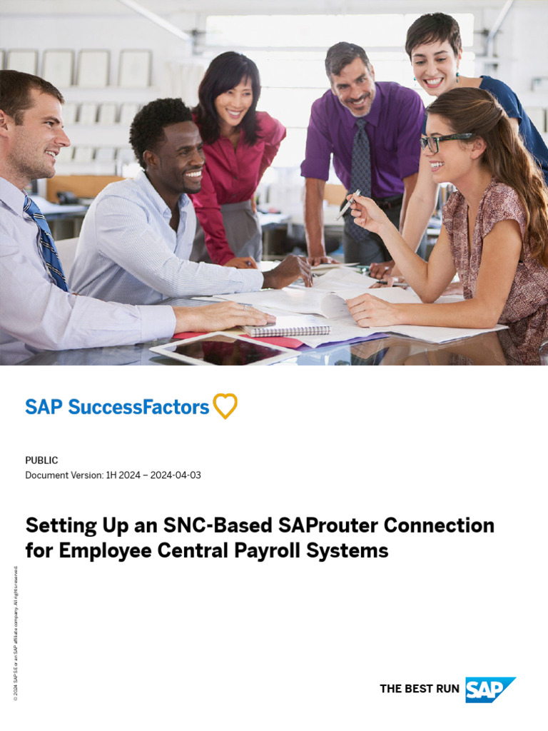 Setting Up An SNC-Based SAProuter Connection For Employee Central Payroll Systems | PDF | Ip ...