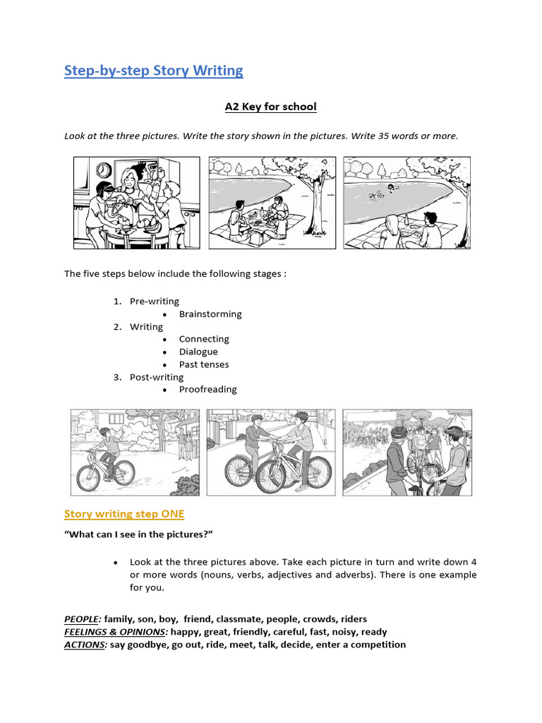 Step by Step Story | PDF | Verb | Linguistics