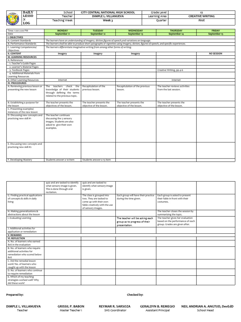 CW - Week 3 | PDF | Learning | Teachers