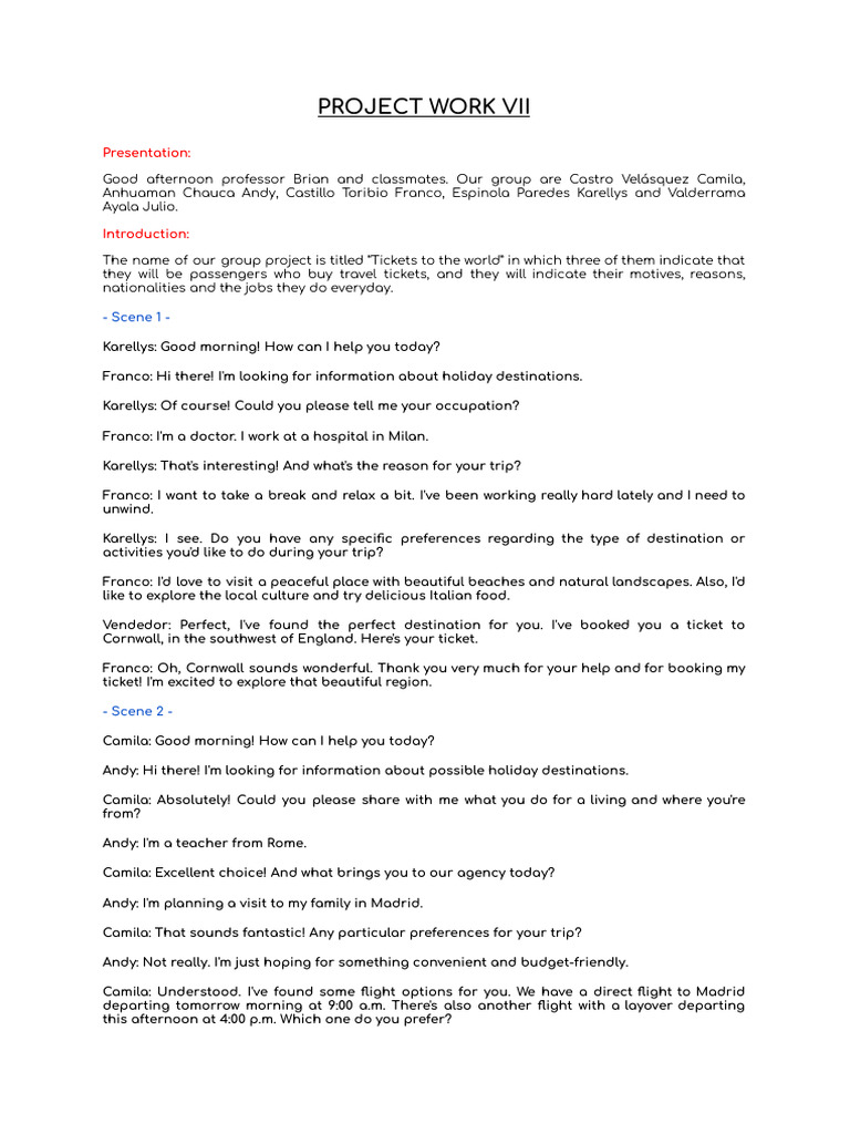 Proyect Work-Basic Vi | PDF