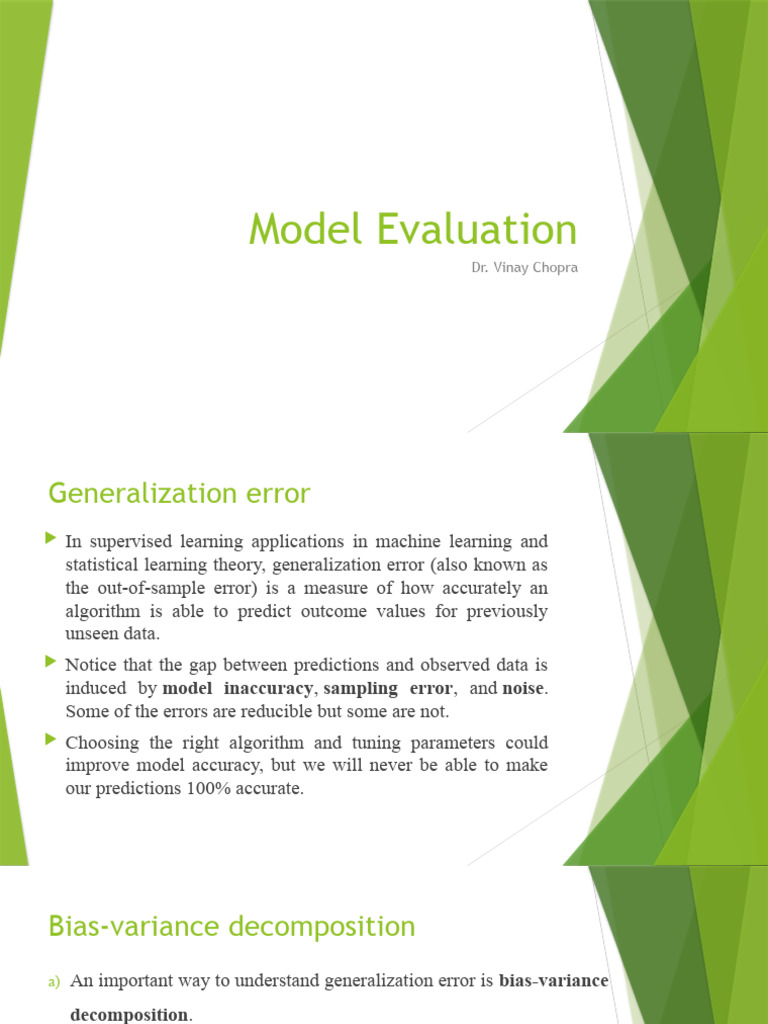 Model Evaluation | PDF | Machine Learning | Algorithms