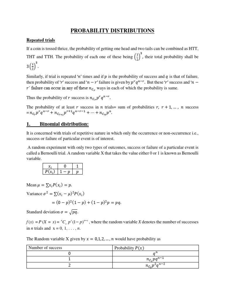 Understanding Binomial Distribution Basics | PDF | Normal Distribution ...