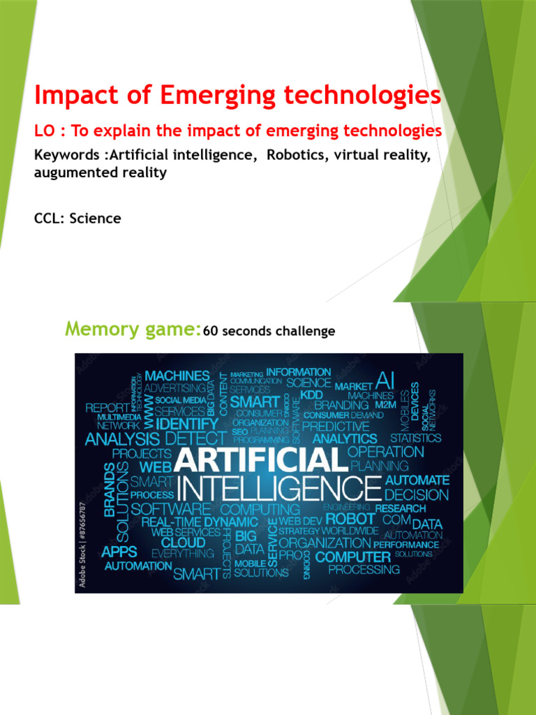 Impact of Emerging Technologies Explained | PDF | Virtual Reality ...