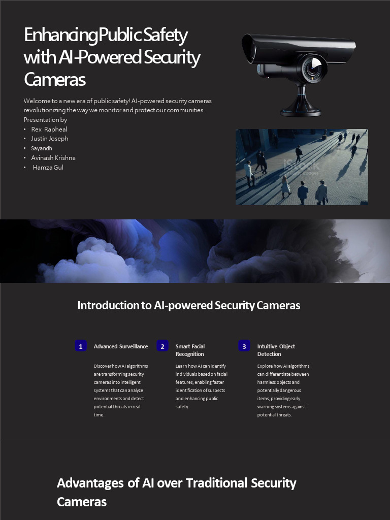 Enhancing Public Safety With AI Powered Security Cameras | PDF | Artificial Intelligence ...