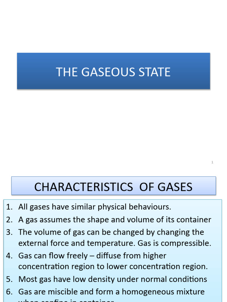 Understanding Gas Laws and Properties | PDF | Gases | Temperature