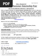 Circular (1702) - Internship Compulsory Registration Through VTU's Internship Platform (202 ...