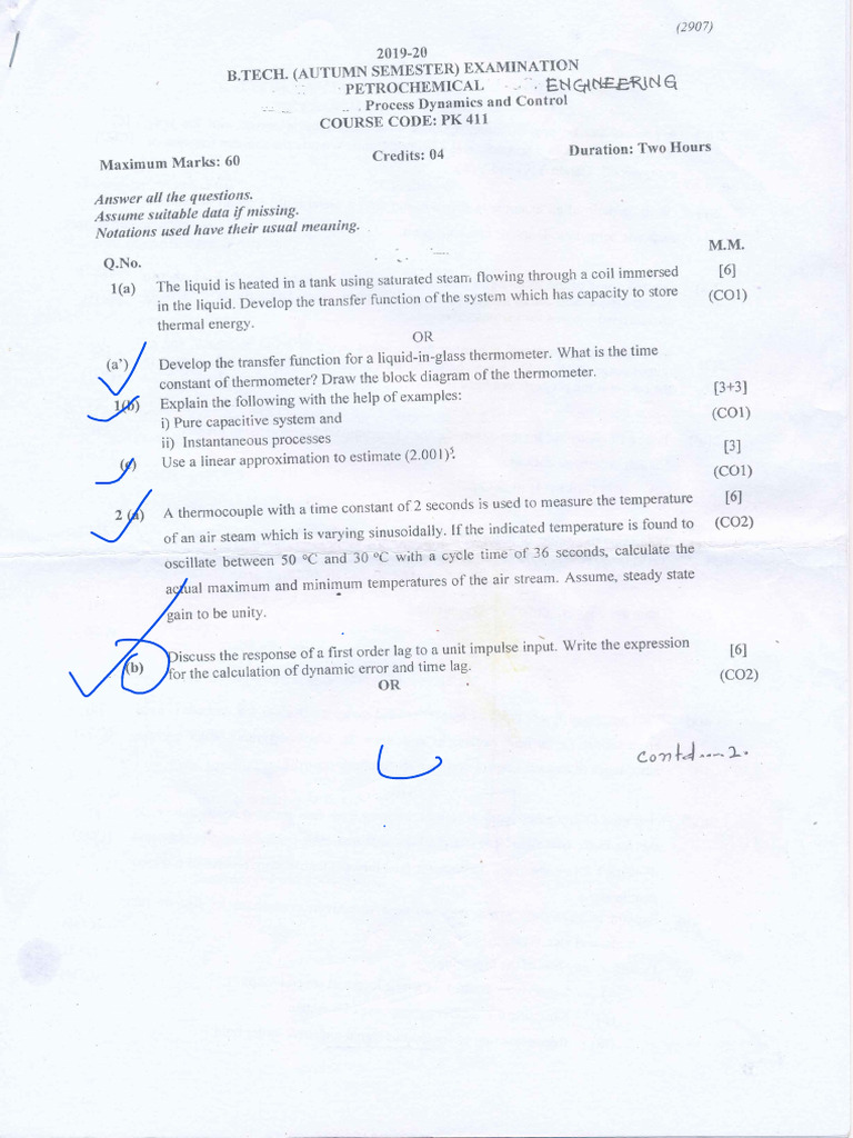 Question Paper Amu Petrochemical | PDF
