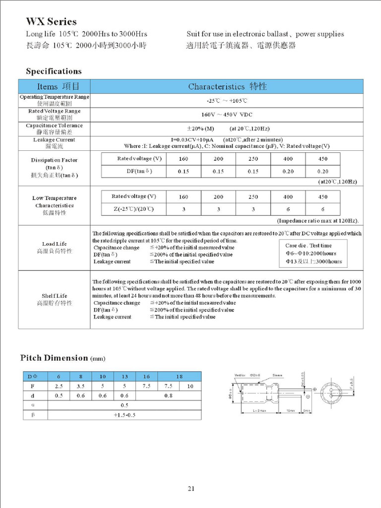 CS (12 Kuang Jin) (Radial) WX Series | PDF