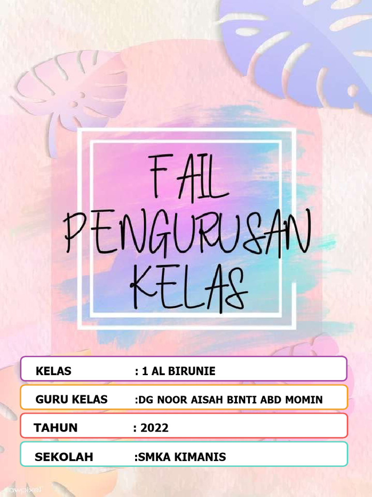 Fail Pengurusan Kelas 2023 Ting 2 Al Biruni | PDF