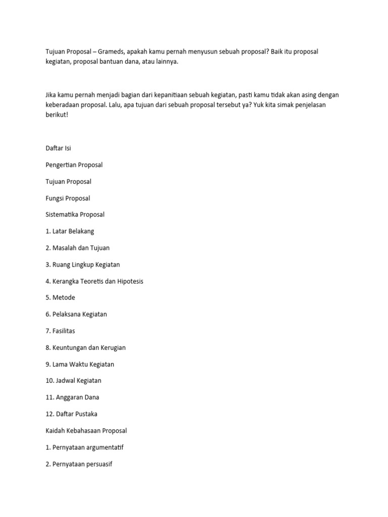 Pembuatan Proposal WPS Office | PDF