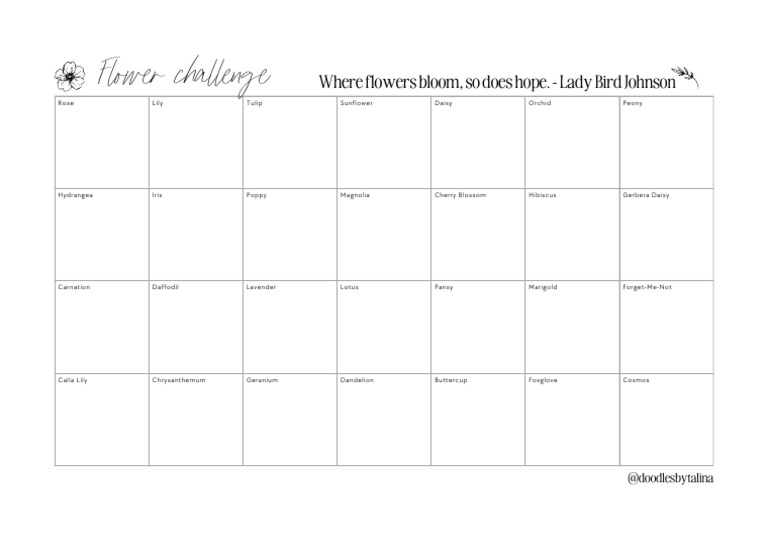 Flower Prompt | PDF