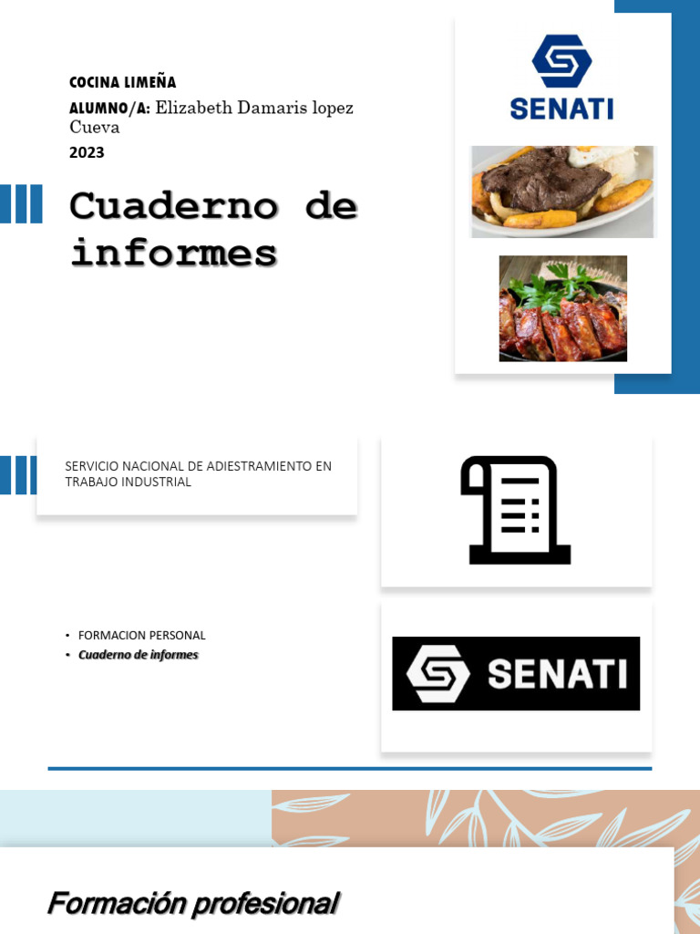 Informe 6 Cocina Limeñaaa | PDF | Cocina europea | Preparación de ...