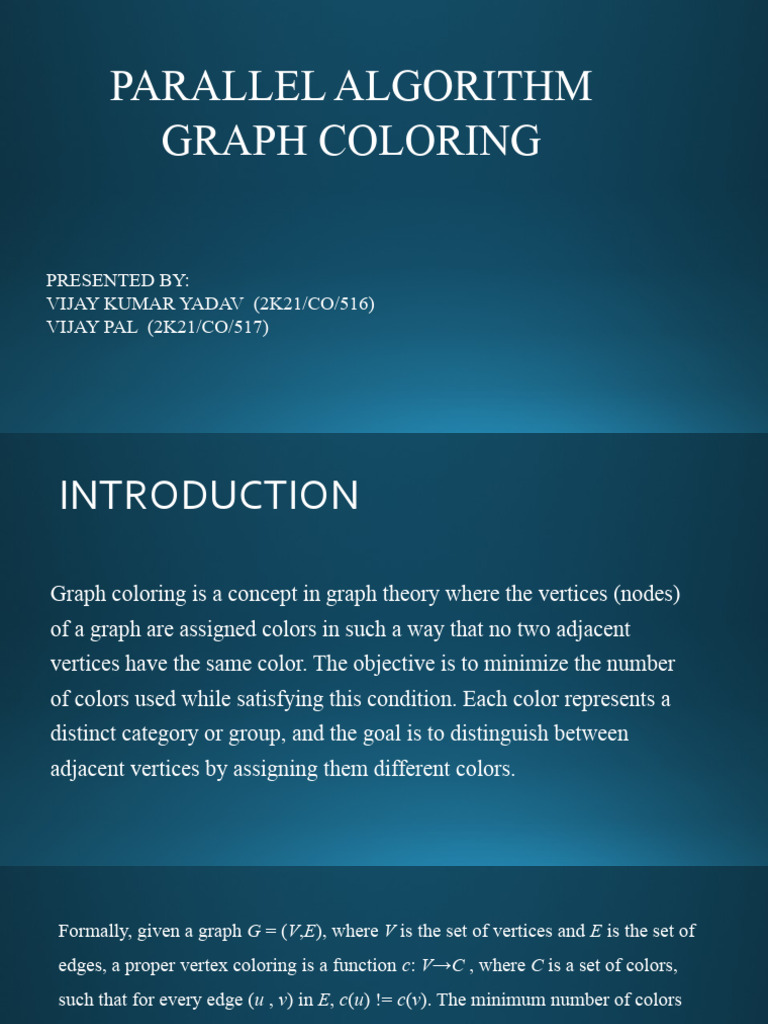 Graph Coloring | PDF | Vertex (Graph Theory) | Mathematical Concepts