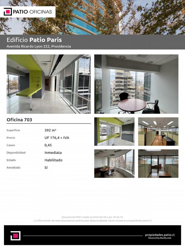 Edificio Patio Paris Oficina 703 | PDF