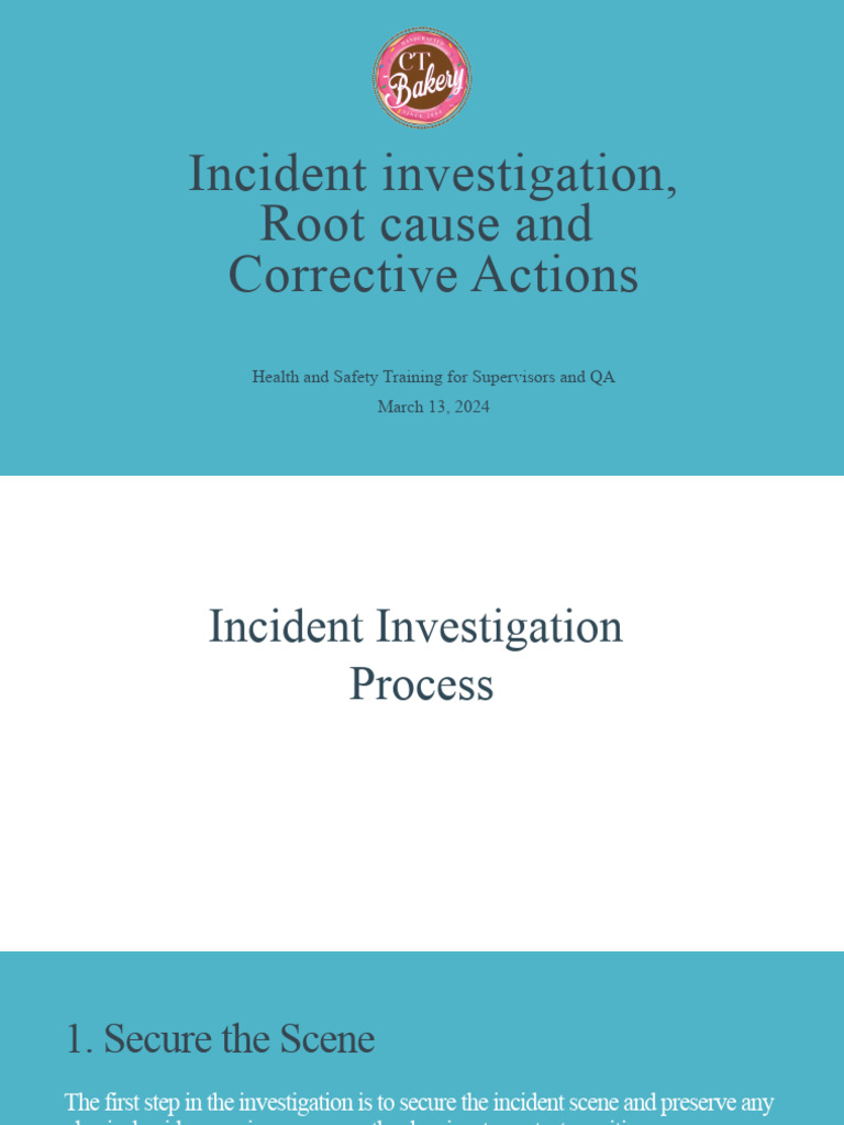 Root Cause and Corrective Actions | PDF | Occupational Safety And ...