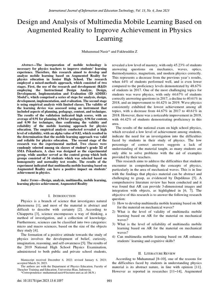 Ijiet V13N6 1897 | PDF | Augmented Reality | Multimedia